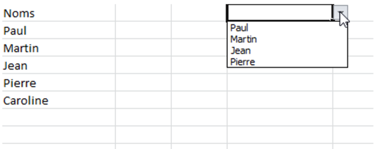 Comment créer un menu déroulant dynamique sur Excel