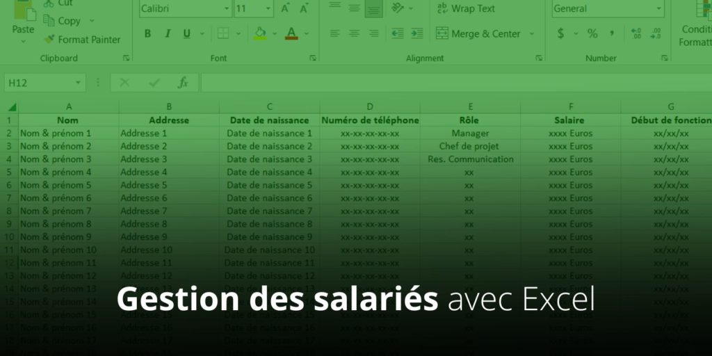 Gestion des salariés sur Excel : le guide complet